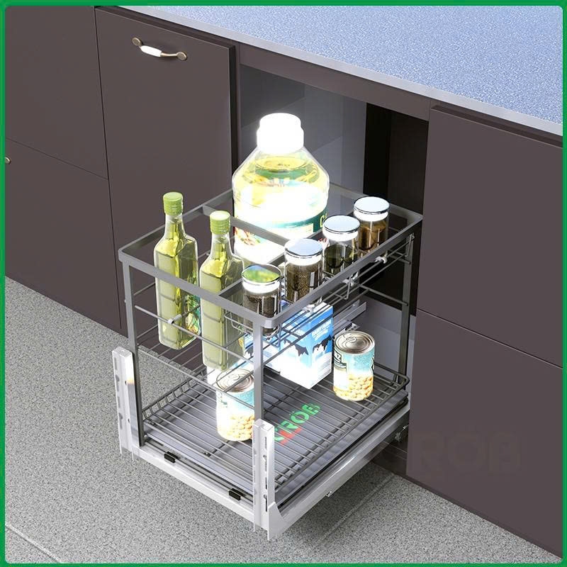 KỆ ĐỰNG GIA VỊ HỢP KIM SƠN NANO GROB GP-40B