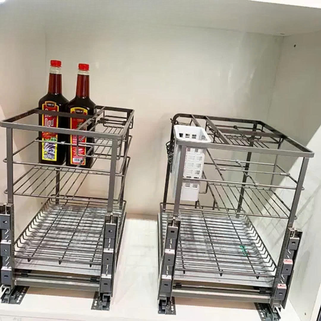 KỆ ĐỰNG GIA VỊ HỢP KIM SƠN NANO GROB GP-40B