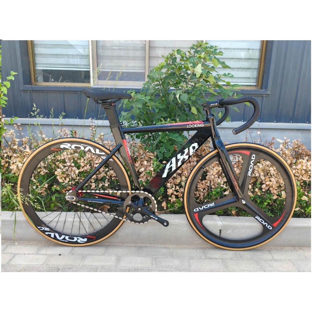 Xe Đạp Fixed Gear Axe Locking 3 Đao Khung Nhôm Không Mối Hàn | Xe Minh Nhật