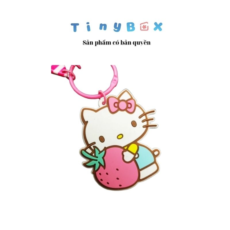 Móc khóa cao su Hello Kitty