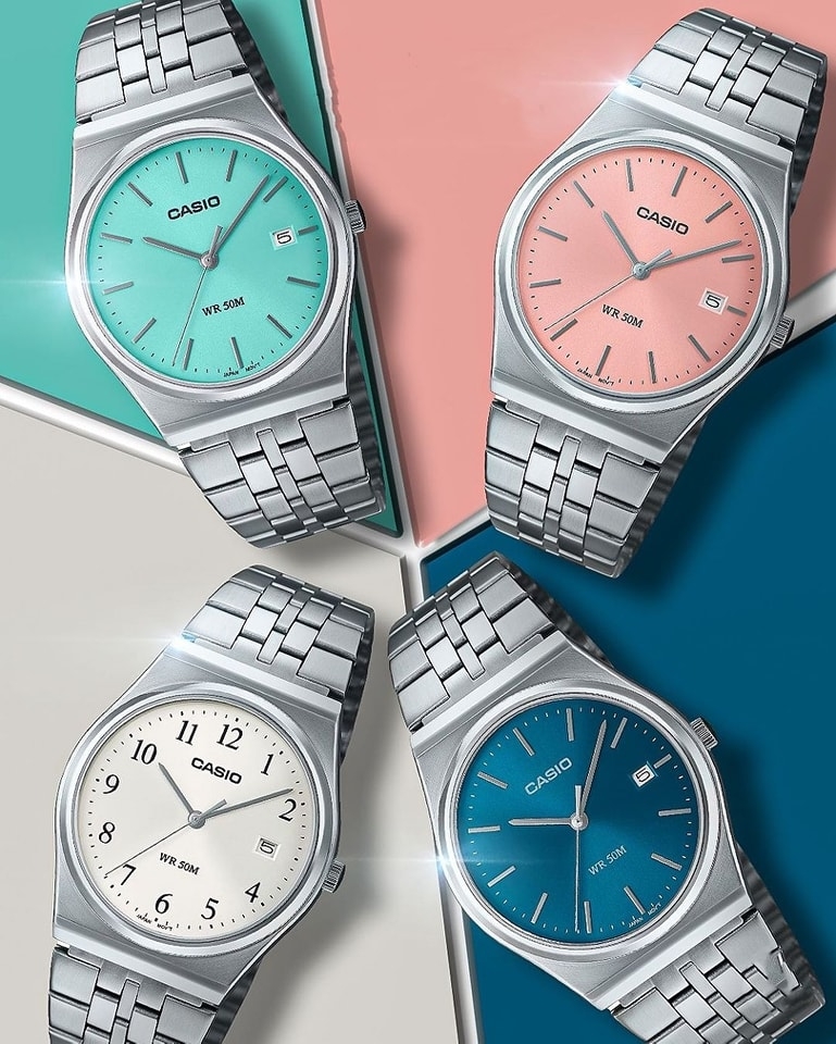 CASIO PRX MTP-B145D-4AVDF | UNISEX NAM NỮ | DÂY THÉP | CHÍNH HÃNG | HD ...