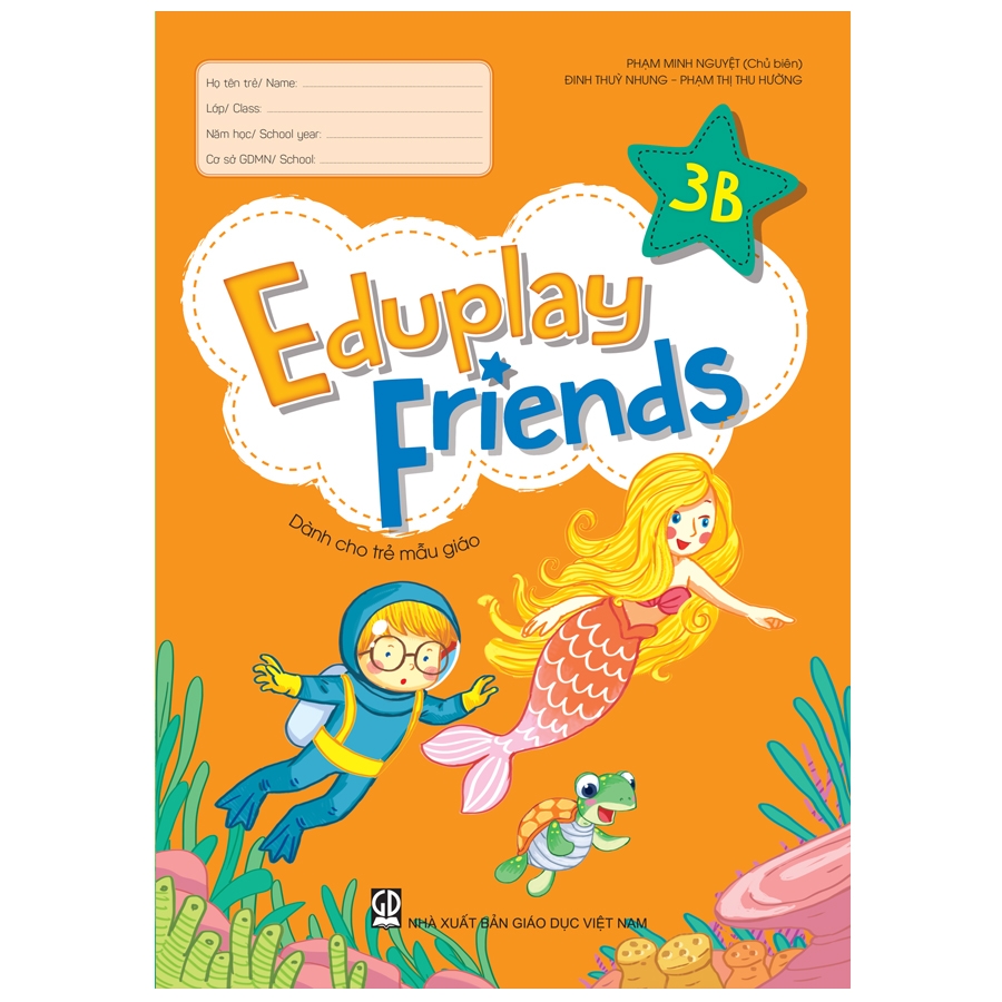 Eduplay Friends 3B - Dành cho trẻ mẫu giáo