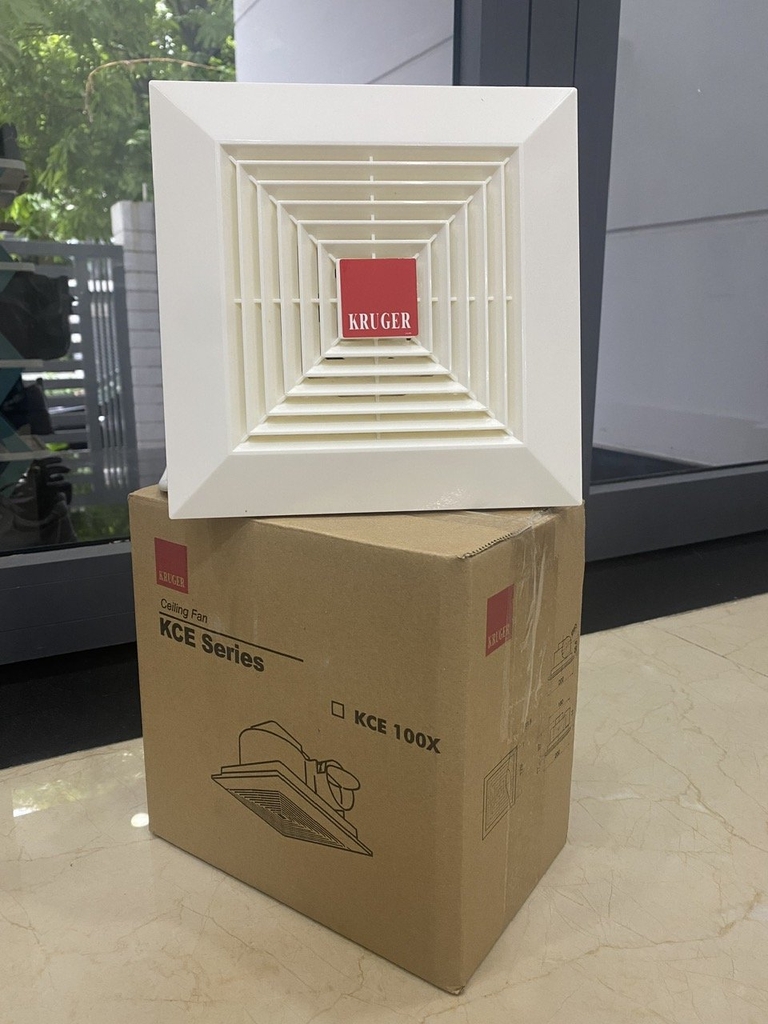 Quạt gắn trần Kruger KCE 100X | Kuger Việt Nam | Quạt thông gió
