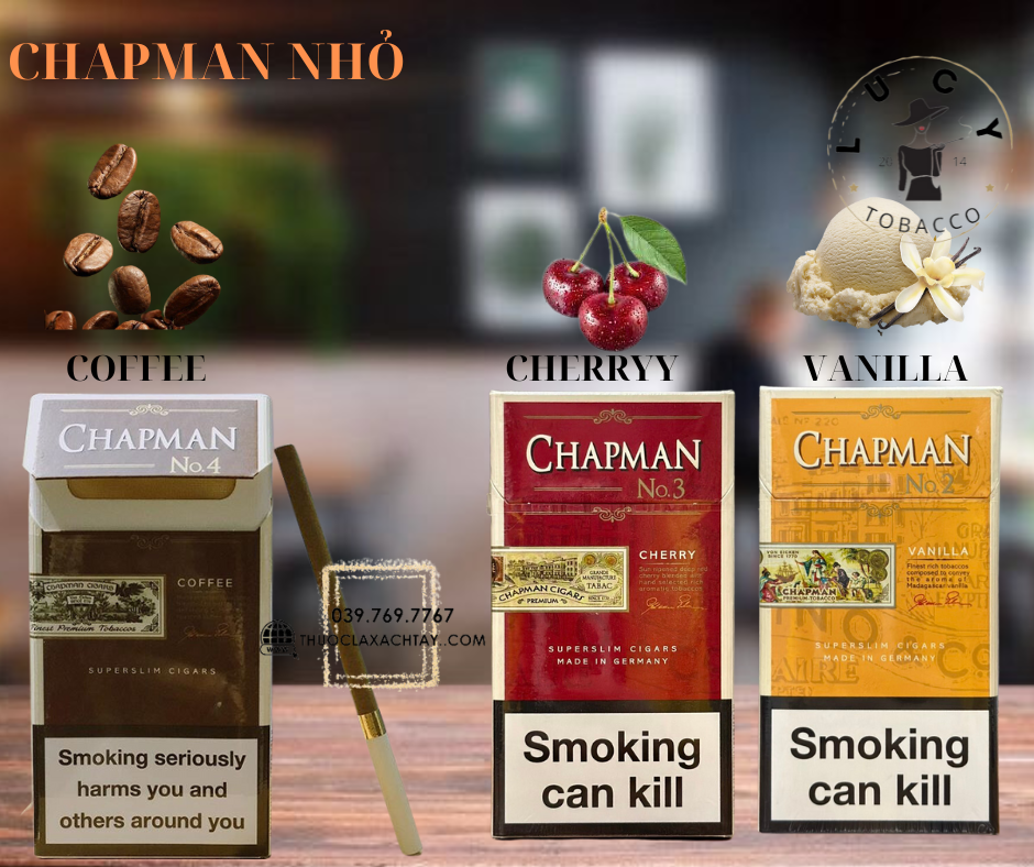 Thuốc lá Chapman NO4 COFFEE | Thuoclangoaixachtay.com