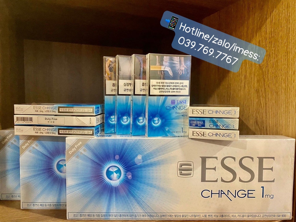 Thuốc lá Esse Change 1mg (Hàn Quốc) | Thuoclangoaixachtay.com