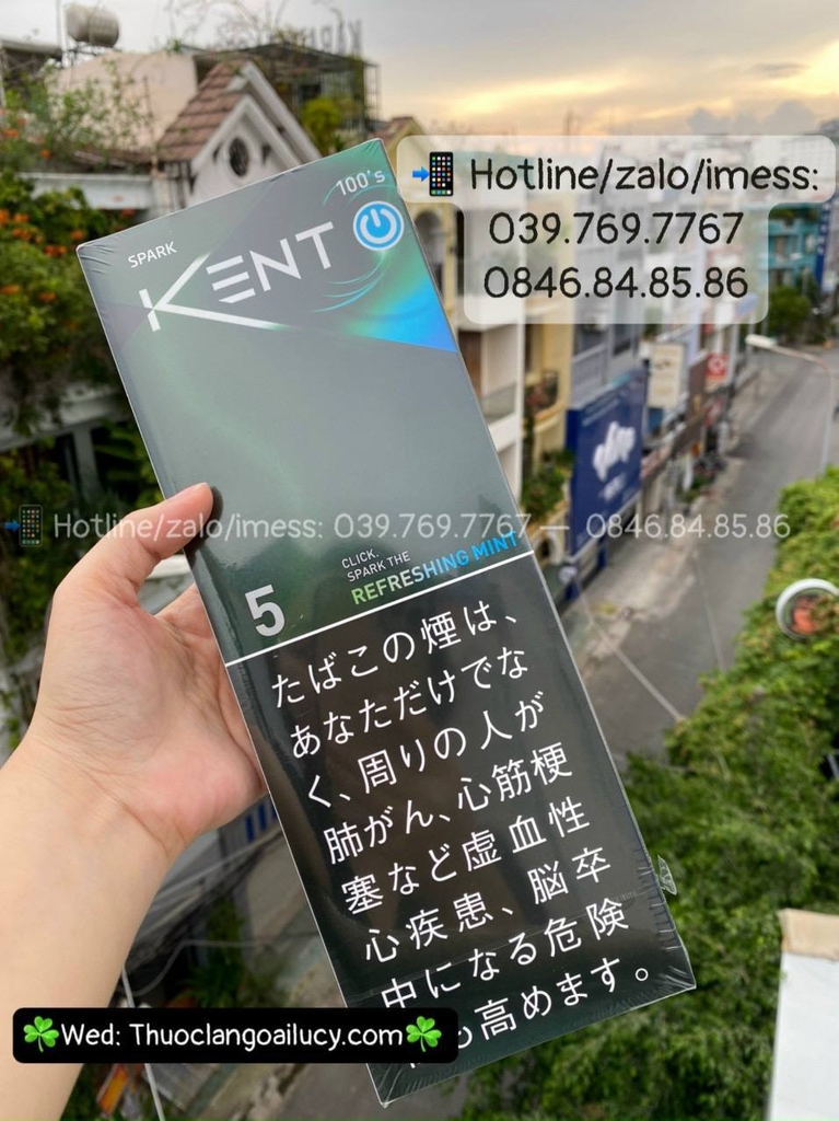 Thuốc lá Kent Spark 100's (Kent Nho, Kent Mint, Kent Dưa Lướ ...