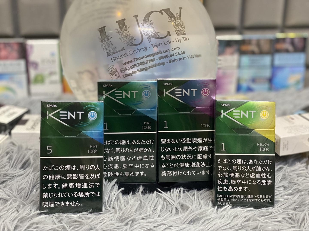 Thuốc lá Kent Spark 100's (Kent Nho, Kent Mint, Kent Dưa Lướ ...