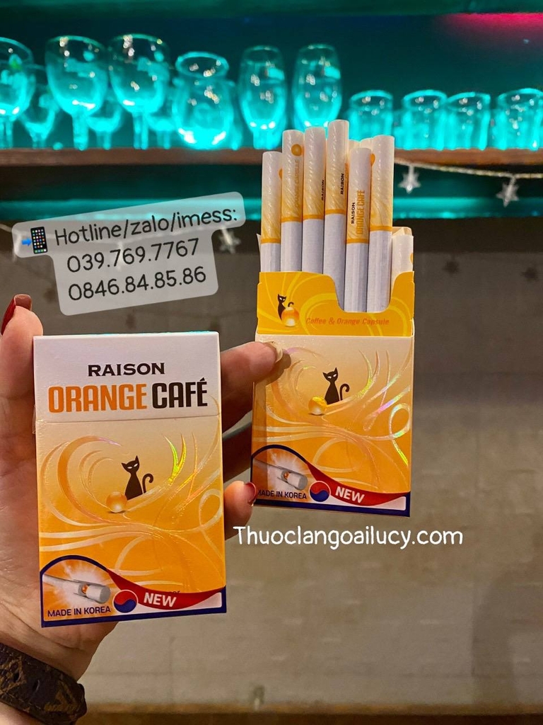 Thuốc lá Raison Orange Cafe' | Thuoclangoaixachtay.com