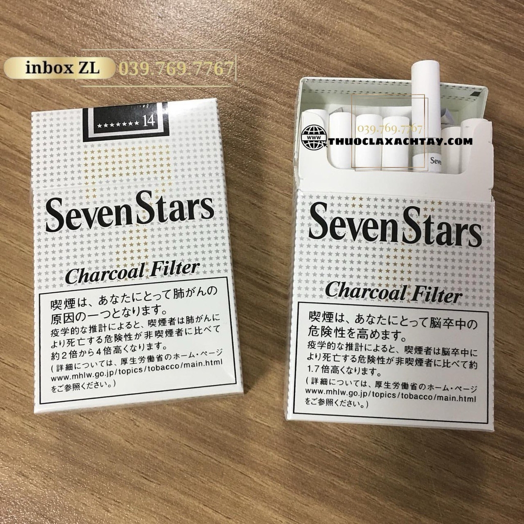Thuốc lá Seven Star Nhật Bản 14mg Box | Thuoclangoaixachtay.com