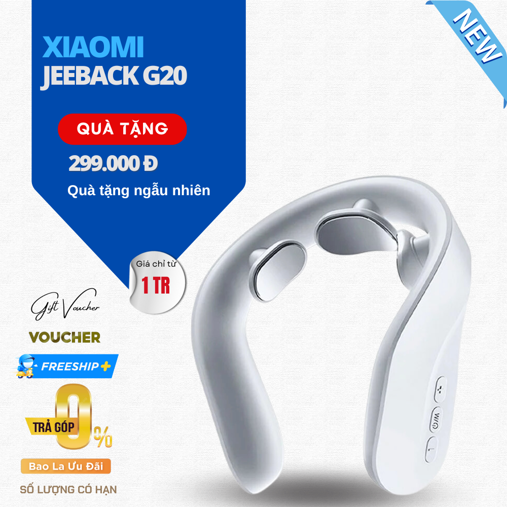 Máy Massage Cổ Vai Gáy Xiaomi Jeeback G20 - Hàng Nhập Khẩu