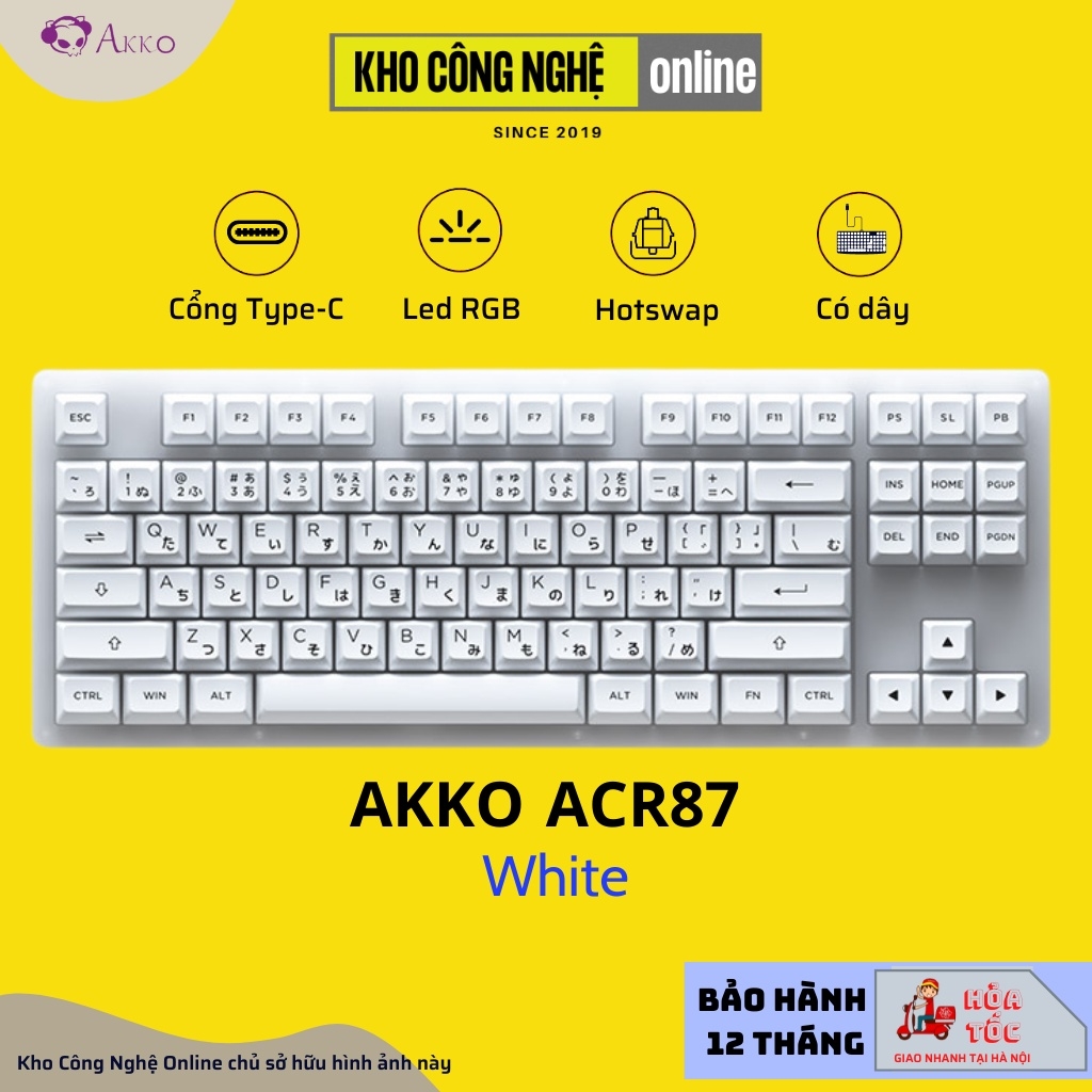 AKKO ACR87 Blue (Hotswap / RGB / AKKO CS sw Jelly Blue)