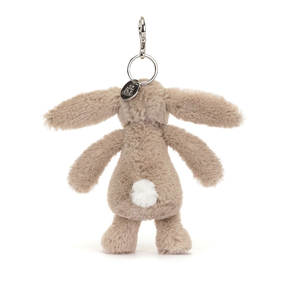 Móc Khoá Jellycat Blossom Bunny Beige Petal Bag Charm Chính Hãng