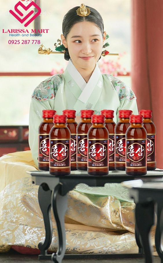 Nước giải khát hồng sâm 1 chai 100ml | Larissa Mart