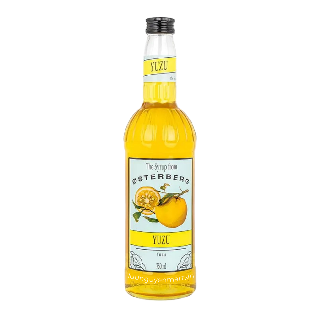 Syrup Osterberg Yuzu chai 750ml - Thùng 6 chai