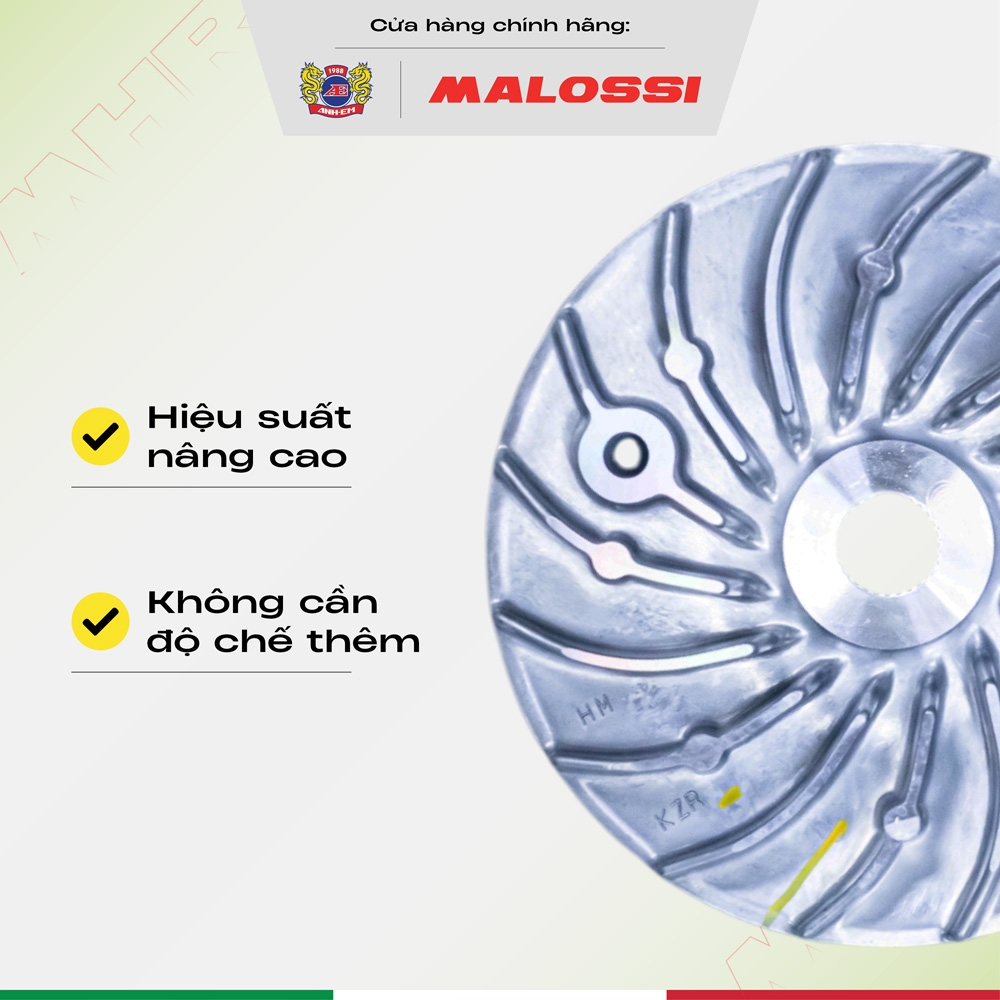 Combo chén bi cánh quạt nhôm A380 bạc tha... | Phụ tùng xe máy Anh Em