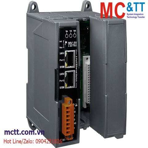 Module 2 cổng Ethernet + 2 khe cắm module mở rộng ICP DAS PDS-821 CR ...