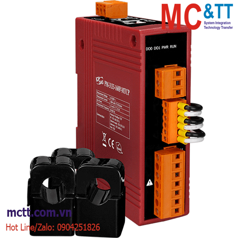 Thiết bị đo điện thông minh 3 pha 100A Ethernet Modbus TCP ICP DAS PM ...
