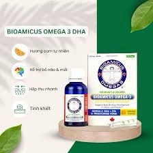BioAmicus Omega-3 DHA EPA vị cam cho bé (Từ sơ sinh)-Vị ngon độc quyền