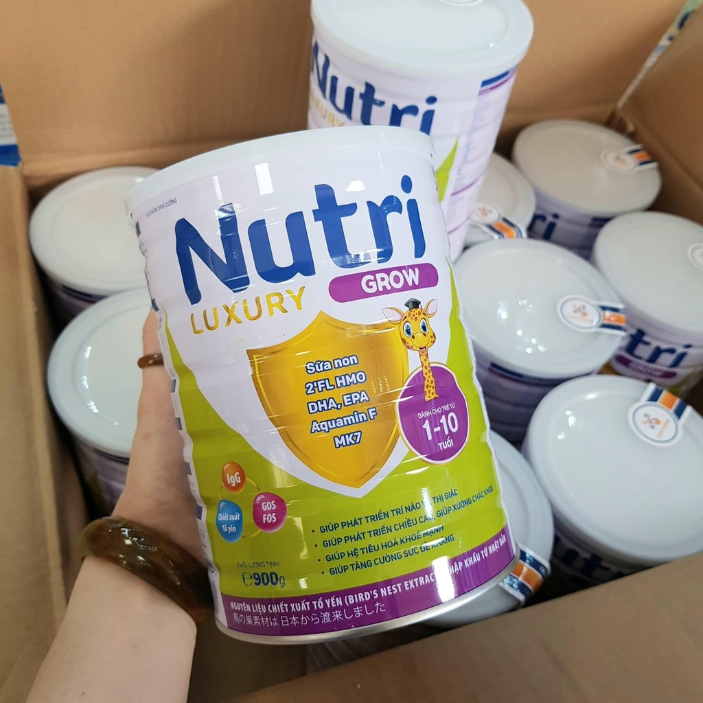 Sữa Bột Nutri - Grow 900gr (1-10 tuổi) giúp con tăng trưởng chiều cao ...