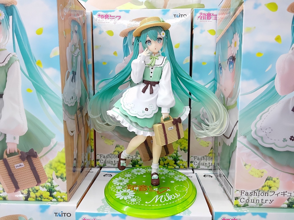 MÔ HÌNH Hatsune Miku - Vocaloid - Hatsune Miku Fashion Series - Country (Taito) FIGURE CHÍNH HÃNG