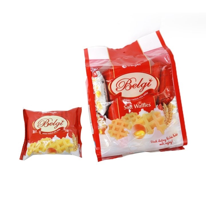 Bánh Belgi trứng sữa túi 250g