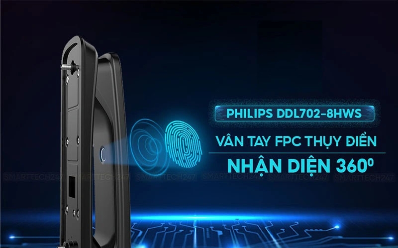 Khóa Điện Tử Philips DDL702-8HWS