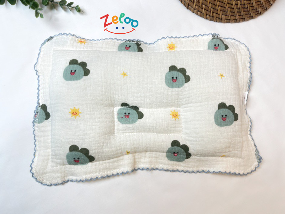 Zeloo- Gối Bông Lõm Xô Muslin