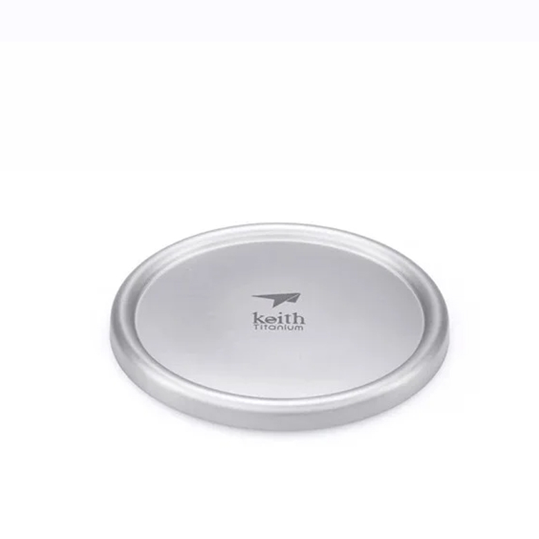 Ca Keith Double-Wall Titanium Mug with Folding Handle and Lid 300ml ...