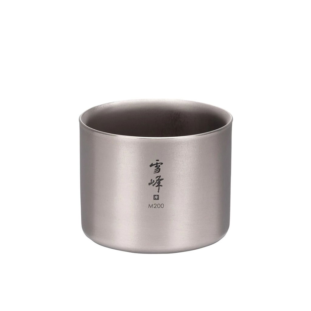 Ly Titanium 2 Lớp Giữ Nhiệt Snowpeak Ti-Double M200 – M400 Stacking Mug 200ml – 400ml | Công Ty ...