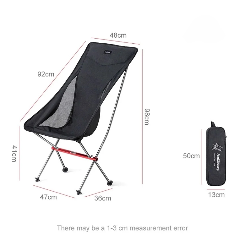 Naturehike NH18Y060-Z Ghế xếp cắm trại Ultralight Aluminium YL06 | Công Ty TNHH ProCamping