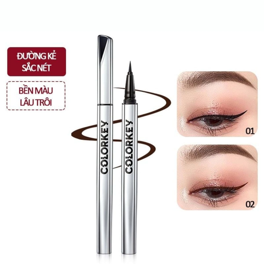 Bút Kẻ Mắt Nước Colorkey Siêu Mảnh Sắt Nét Lâu Trôi Floating Color ...