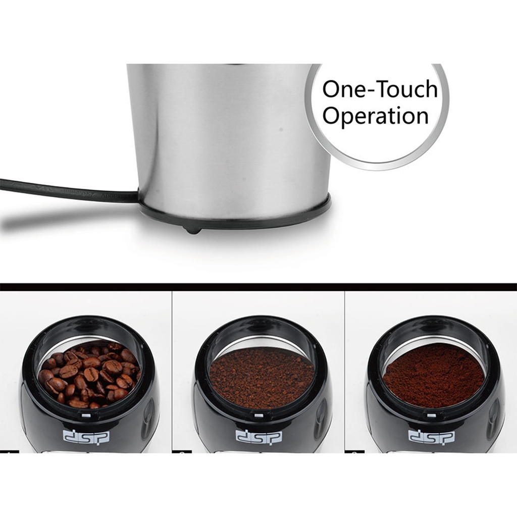 Máy xay cafe DSP KA3001 màu đen cao cấp