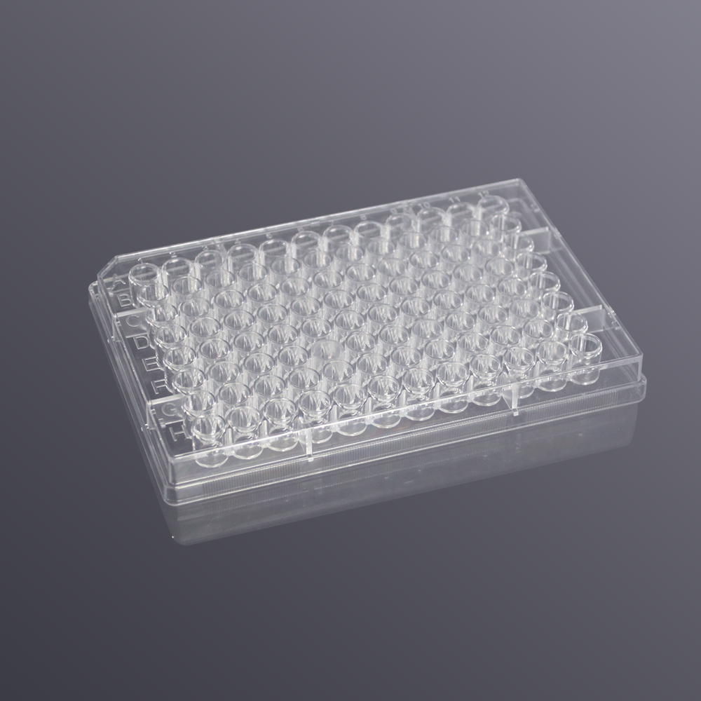 96-well V-bottom microplate, medium binding strength