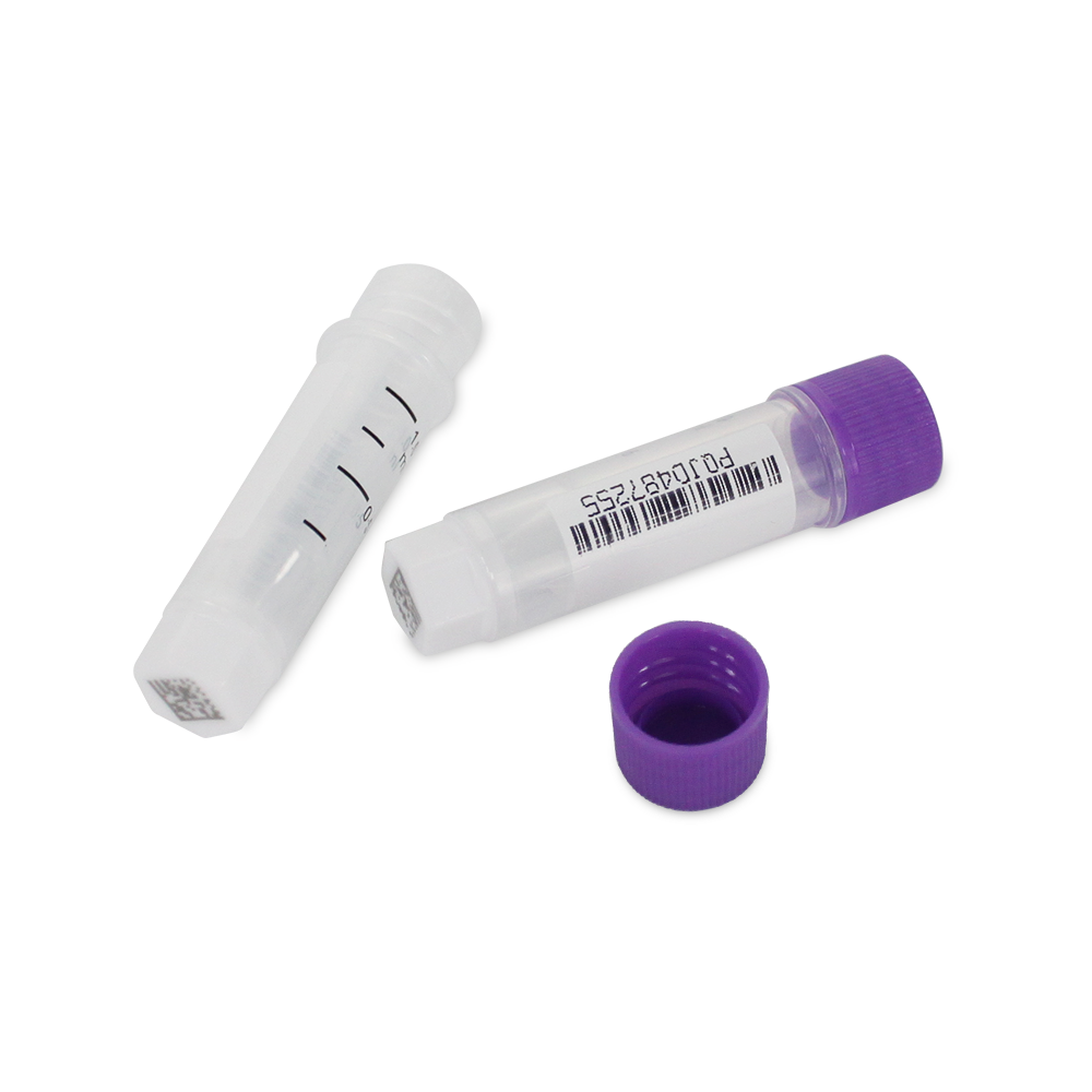 Lọ đông lạnh 2D (2D Cryogenic Vial), nắp tím, Model: 22756