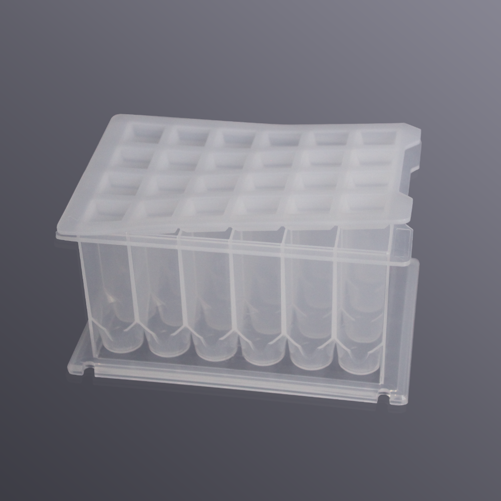 24-well deep well plate silicone cover, square well