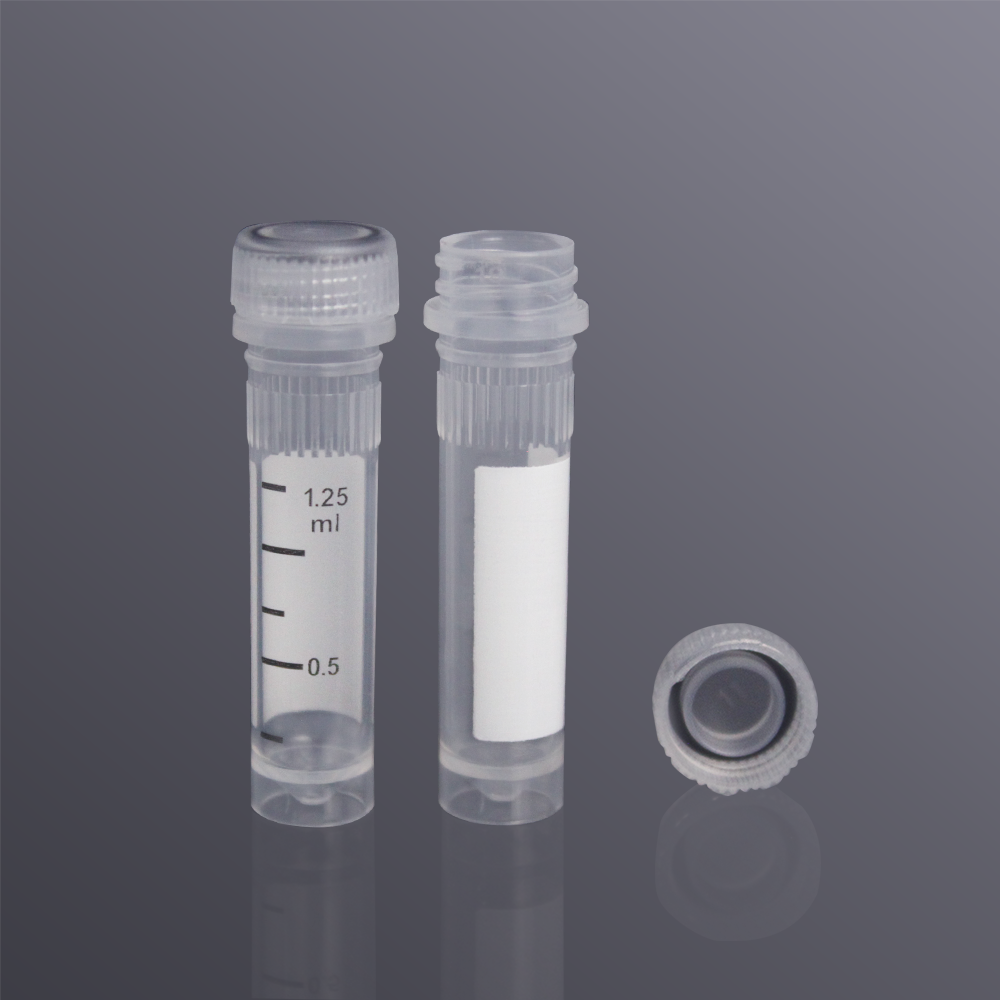 2.0ml Freezer Tube/Sample Tube, colorless, screw cap, graduated, sterile