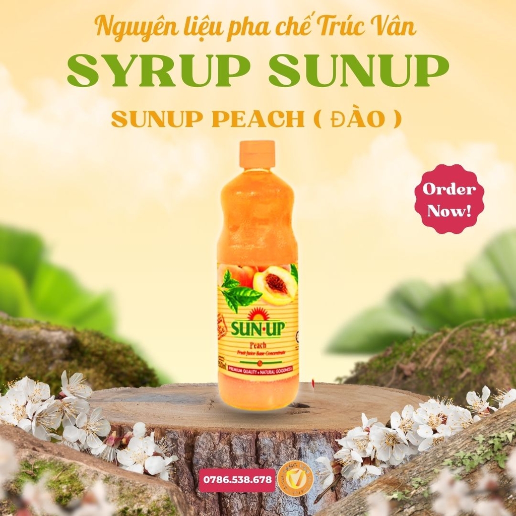 Syrup Sun Up Đào (Peach) - 850ml