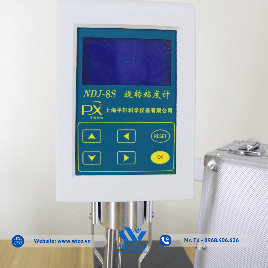 Máy đo độ nhớt tự động hiện số Trung Quốc NDJ-8S | Wico Việt Nam