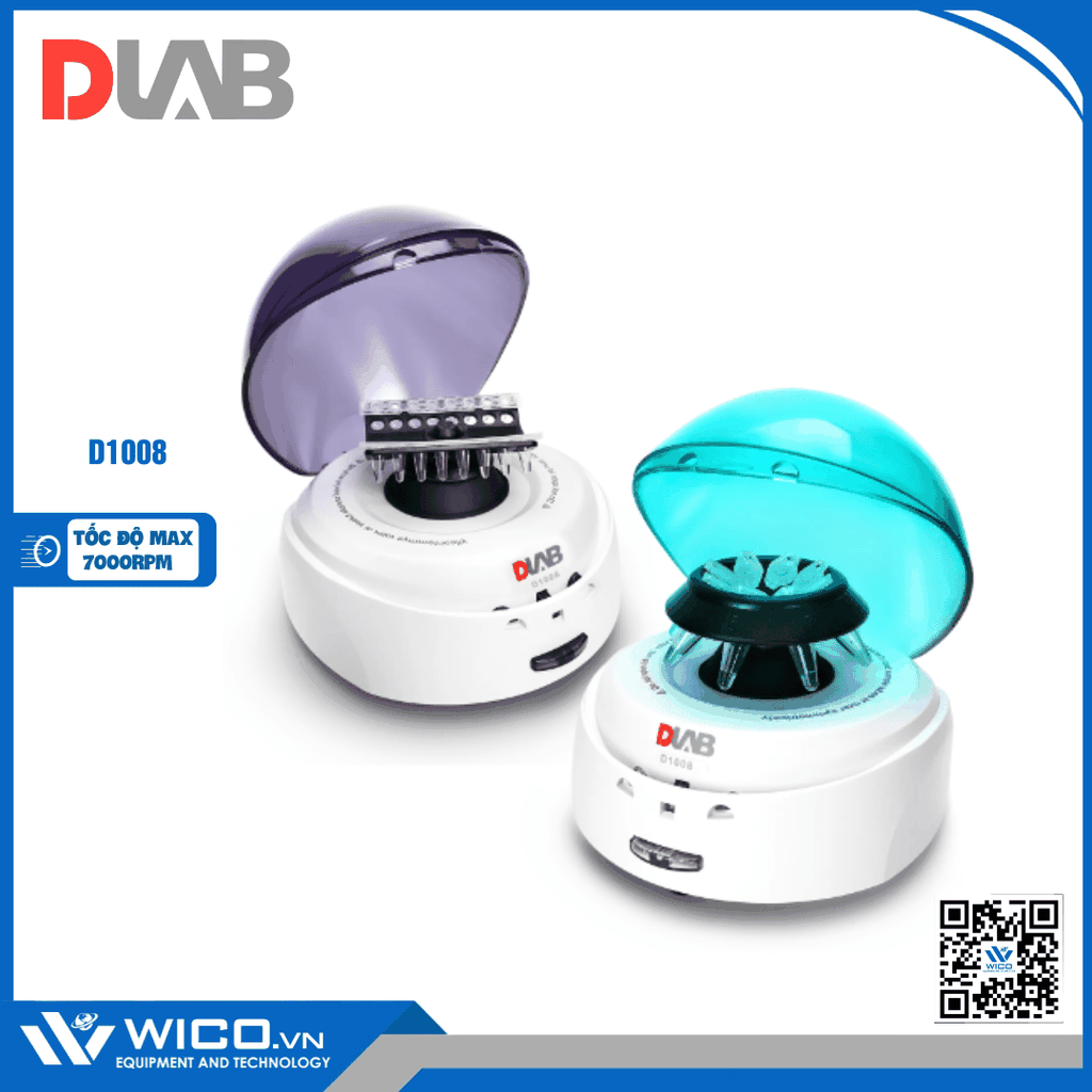 Máy Ly Tâm Spindown Dlab Mỹ D1008 | Tối Đa 7000 Vòng/ Phút | Wico Việt Nam