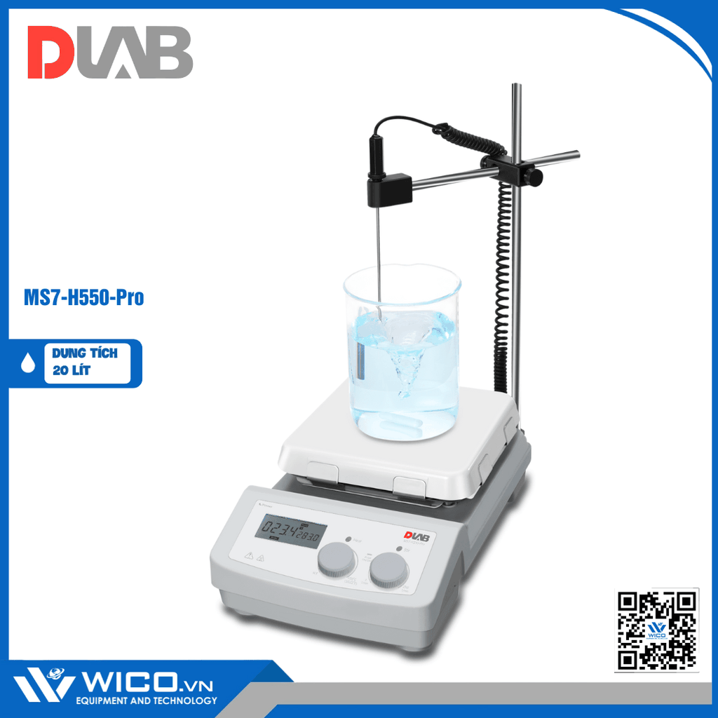 Máy Khuấy Từ Gia Nhiệt Dlab MS7-H550-Pro | 550 Độ C 184x184mm | Wico ...