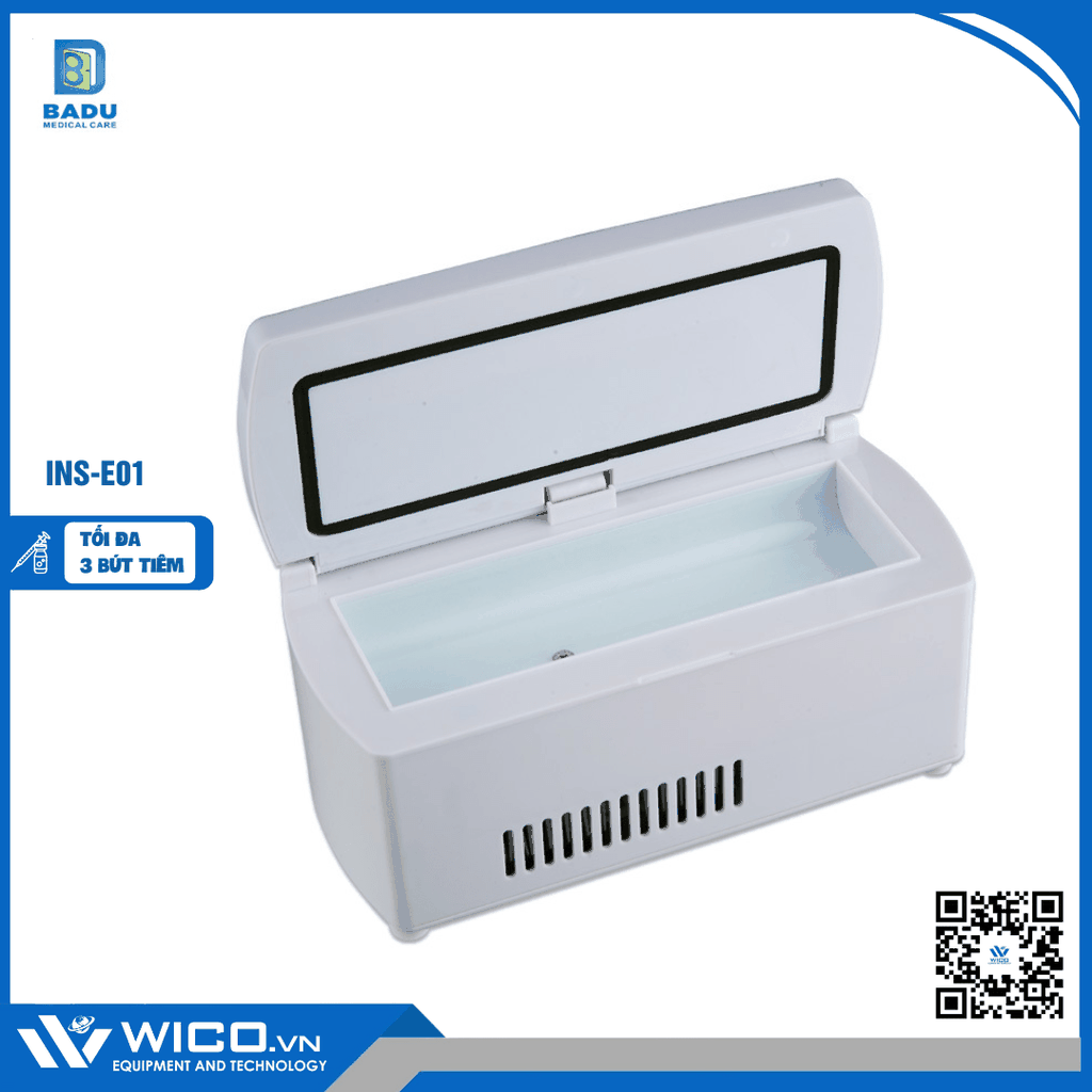 Hộp Bảo Quản Insulin Trung Quốc INS-E01 | Màu Trắng | Wico Việt Nam