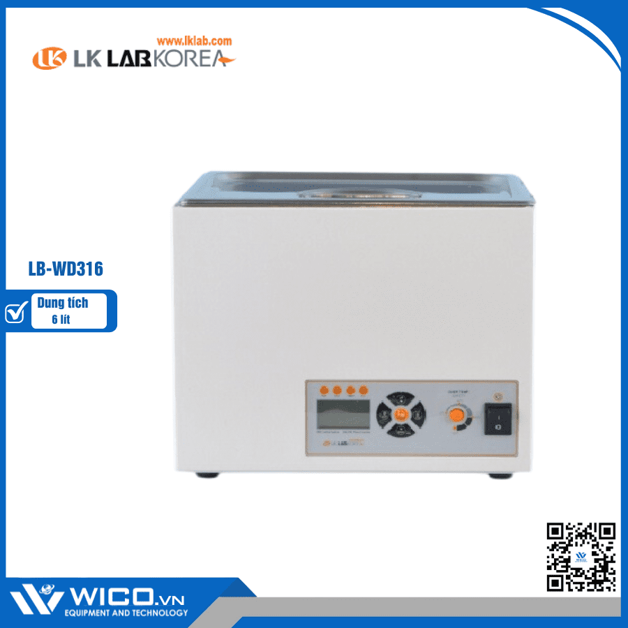 Bể cách thủy 6 Lít LK Lab Korea LB-WD316 | Wico Việt Nam