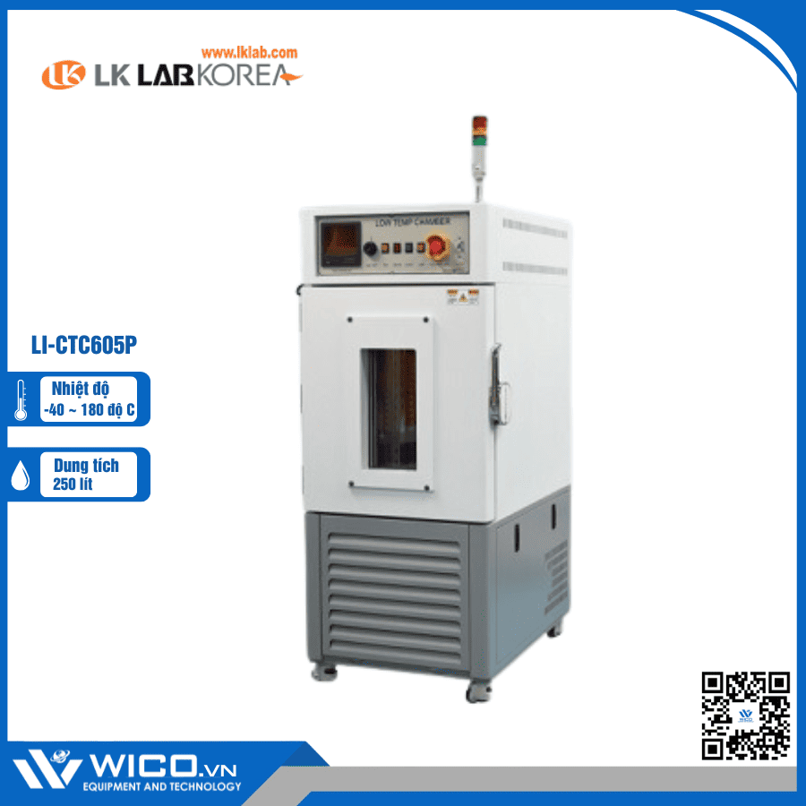 Tủ sốc nhiệt/Tủ shock nhiệt 250 lít LK Lab Korea LI-CTC605P | Wico Việt Nam