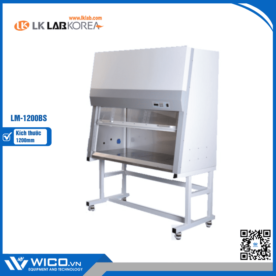 Tủ an toàn sinh học cấp II 1.2m LK Lab Korea LM-1200BS | Wico Việt Nam