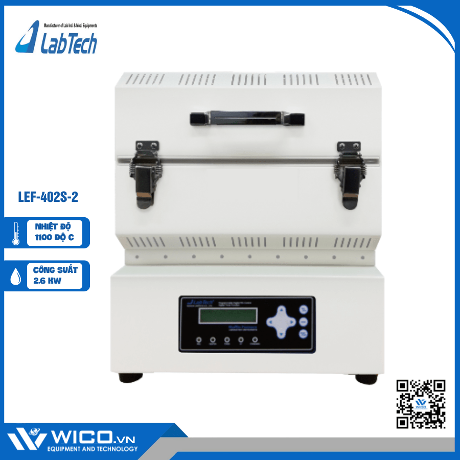 Lò Nung Ống Chuyên Dụng 1150 Độ C Labtech Hàn Quốc LEF-402S-2 | Wico Việt Nam