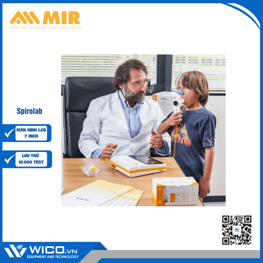 Máy Đo Chức Năng Hô Hấp MIR - Italy Spirolab | Wico Việt Nam