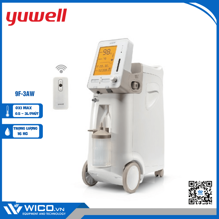 Máy Tạo Oxy Yuwell 9F-3AW | Wico Việt Nam