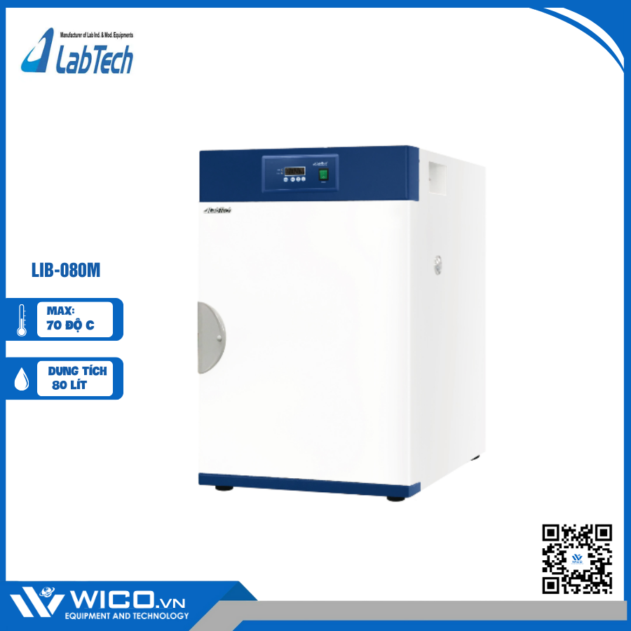 Tủ Ấm Vi Sinh Labtech Hàn Quốc LIB-080M | 80 Lít | Wico Việt Nam