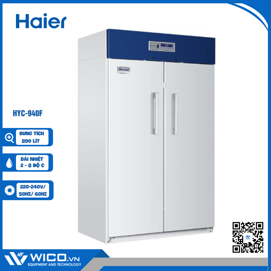 Tủ Bảo Quản Dược Phẩm-Vacxin 2 - 8 Độ HYC-940F | 940 Lít | Wico Việt Nam