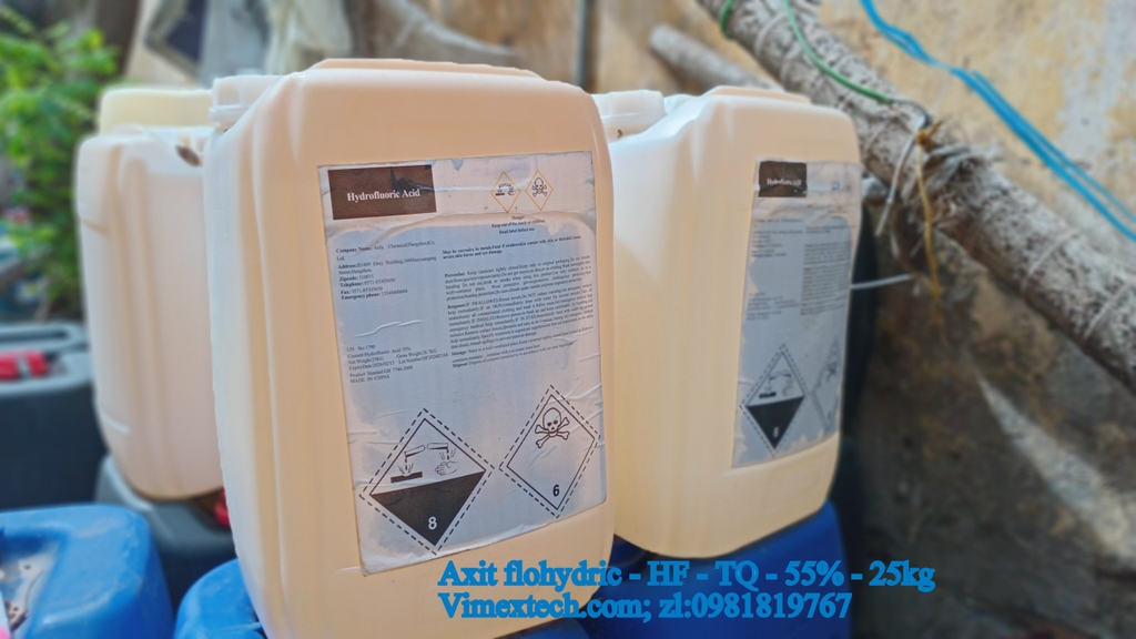 Axit Flohydric - HF - 55% - 25kg